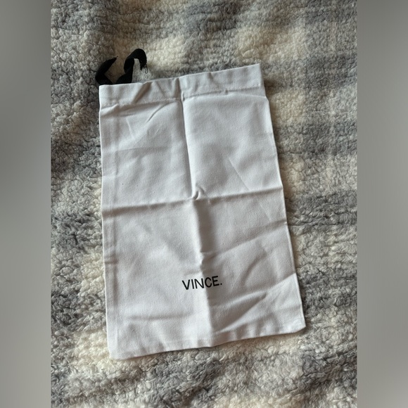Vince | Bags | New Vince White And Black Logo Small Dust Bag | Poshmark